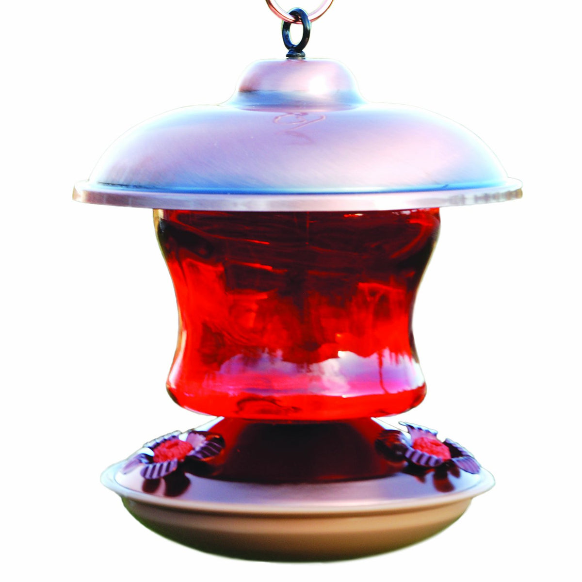 Woodlink Copper & Ruby Glass Hb Feeder — The Bird Shed