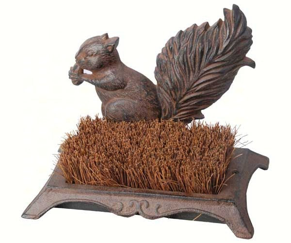 Boot Brush Squirrel — The Bird Shed