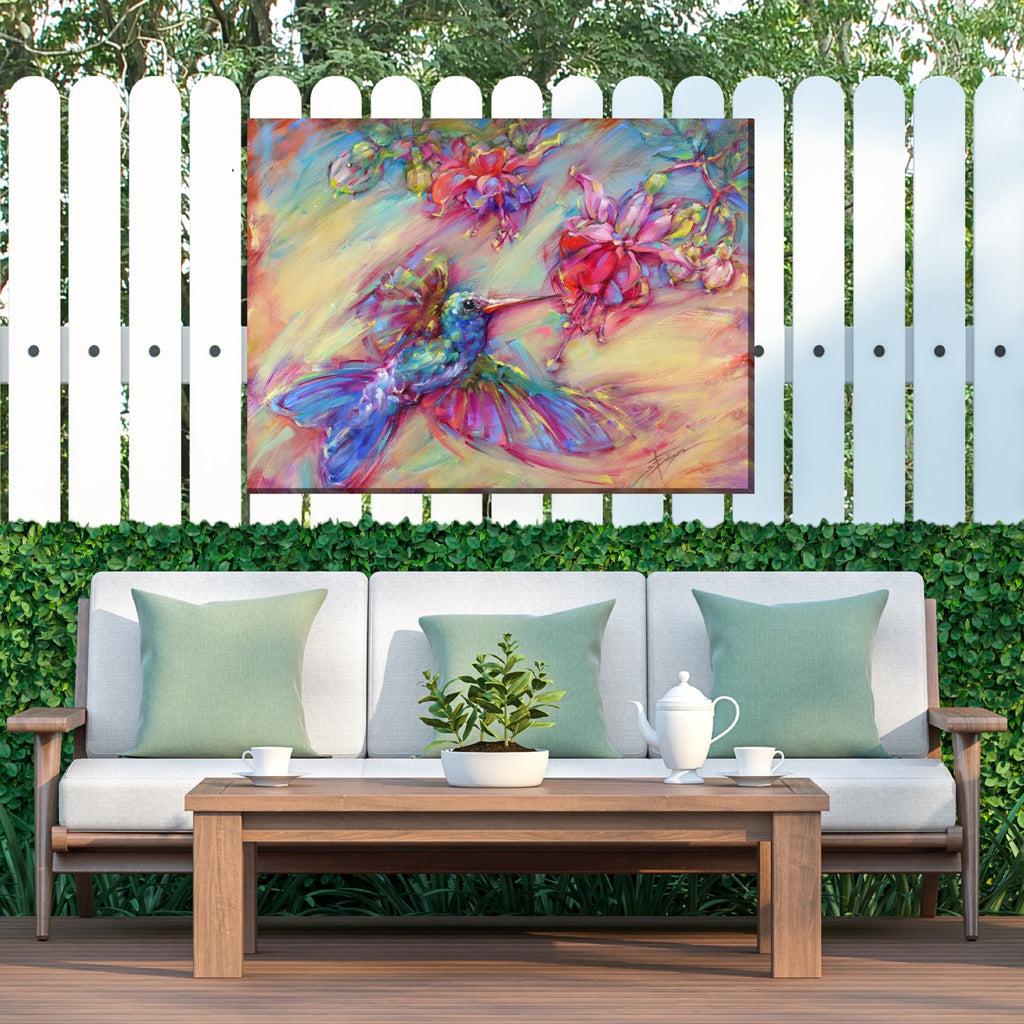 Outdoor Wall Art - Outdoor Canvas Art Weatherproof — The Bird Shed