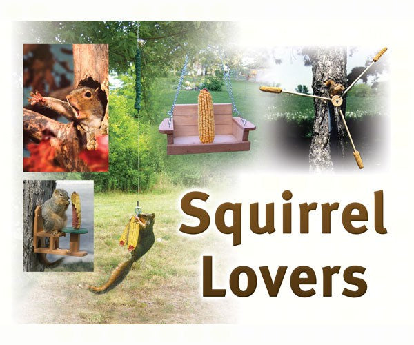 Squirrel Lovers Sign — The Bird Shed
